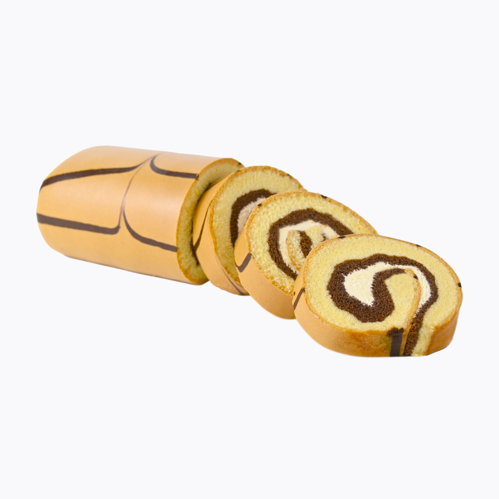 Marble Swiss Roll | Chocolate & Vanilla Roll Cake | Classic Delight ...